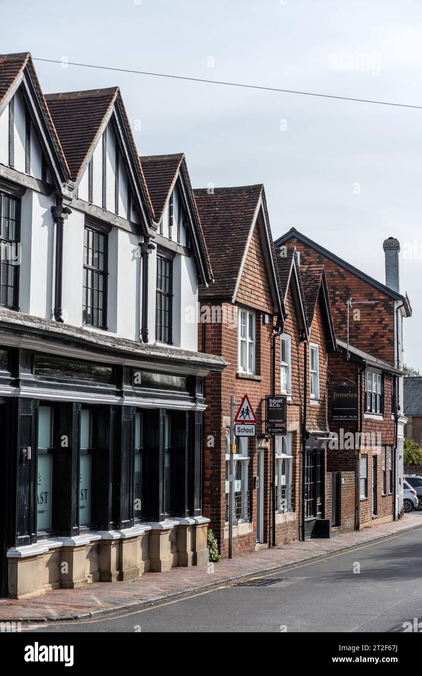 Wadhurst, October 16th 2023: High Street Stock Photo - Alamy