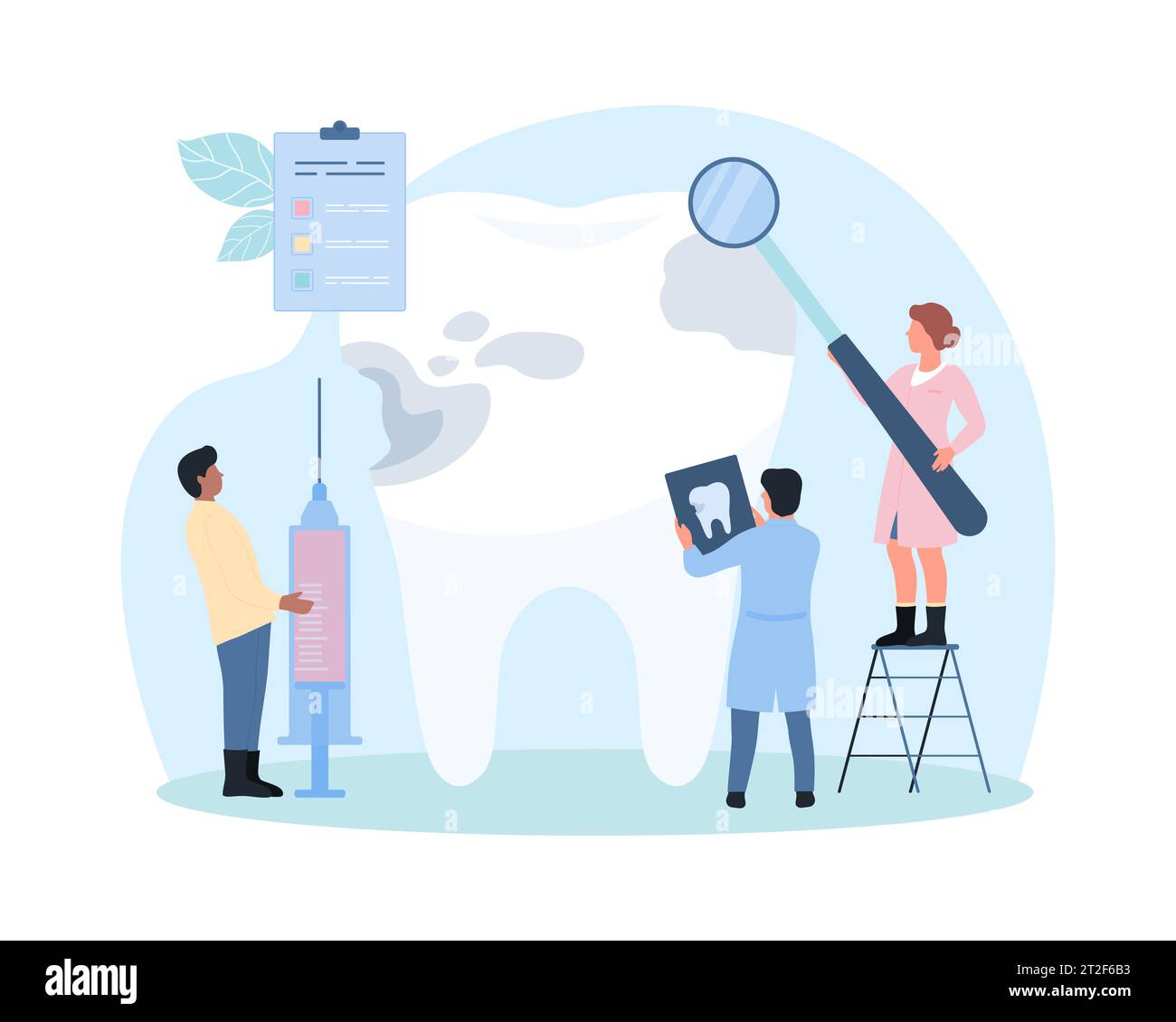 Proximal caries Stock Vector Images - Alamy