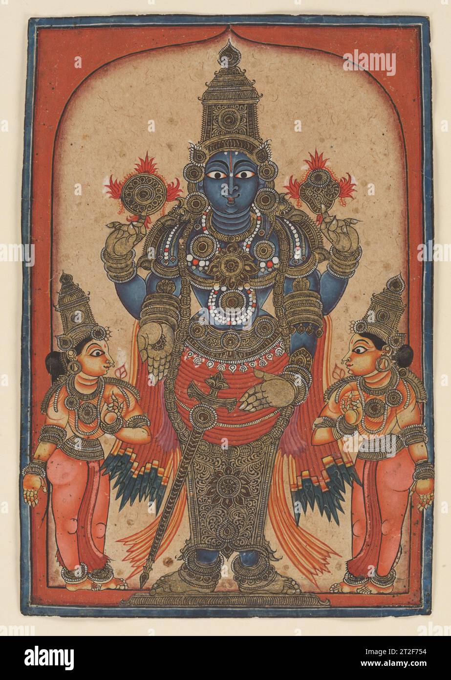 Lord vishnu and goddess lakshmi hi-res stock photography and images - Alamy