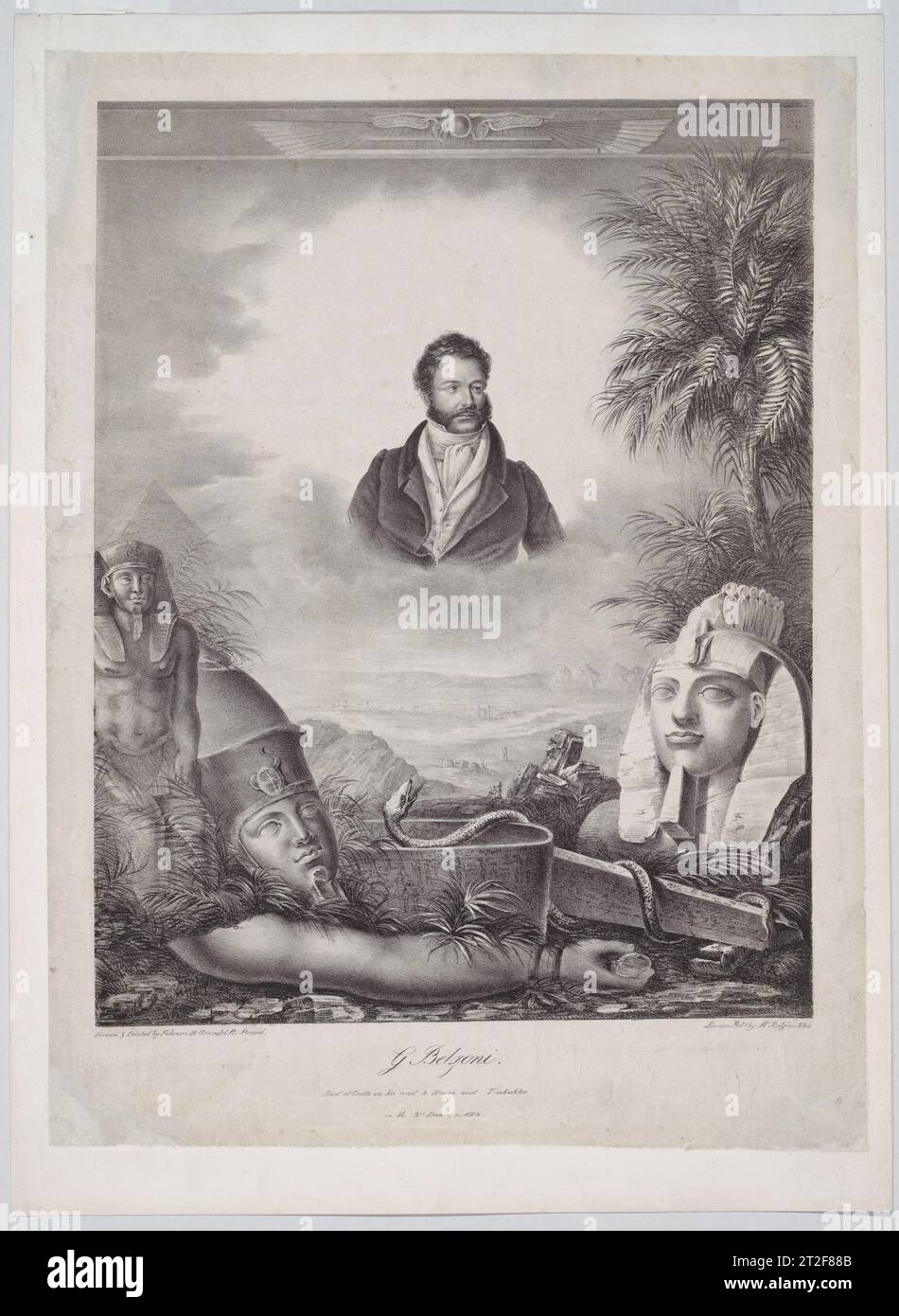 Giovanni baptista belzoni hi-res stock photography and images - Alamy