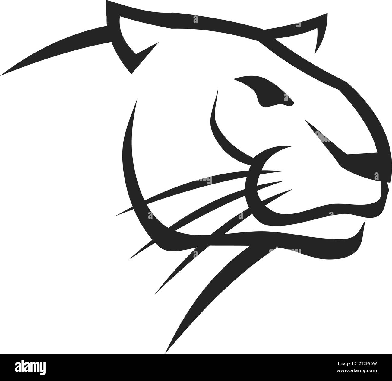 panther logo template Isolated. Brand Identity. Icon Abstract Vector ...
