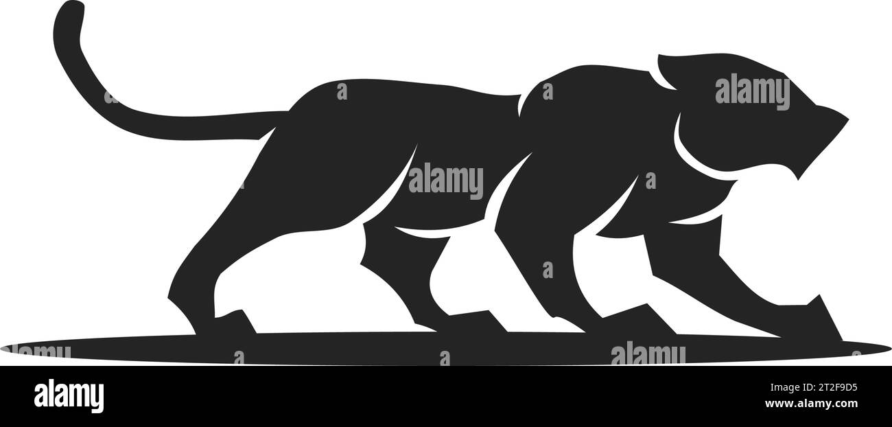 panther logo template Isolated. Brand Identity. Icon Abstract Vector ...
