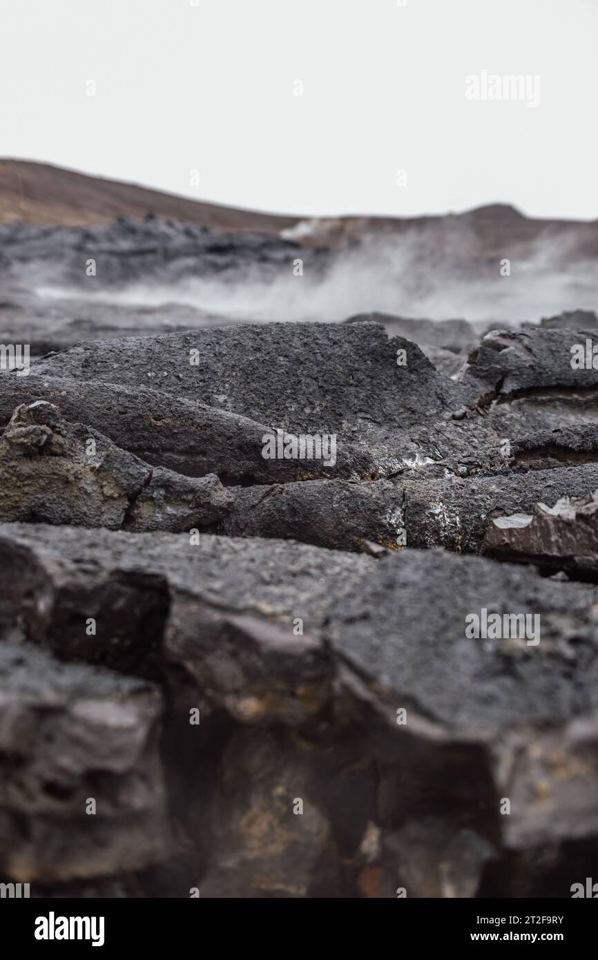 Active icelandic volcano hi-res stock photography and images - Alamy