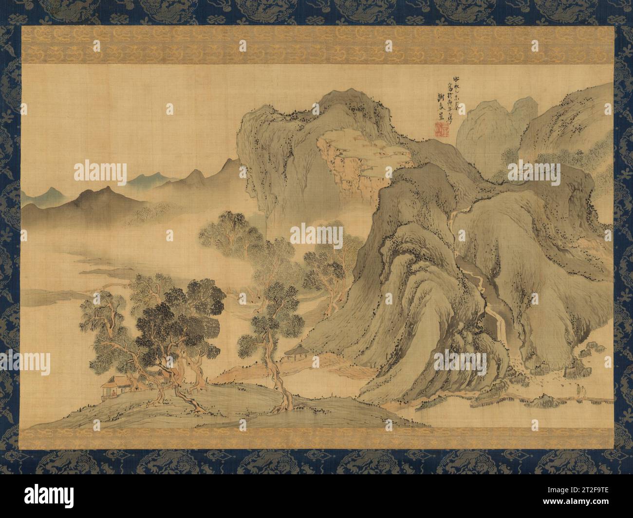 Landscape in Light Colors Yosa Buson Japanese 1775 Here, a vast ...