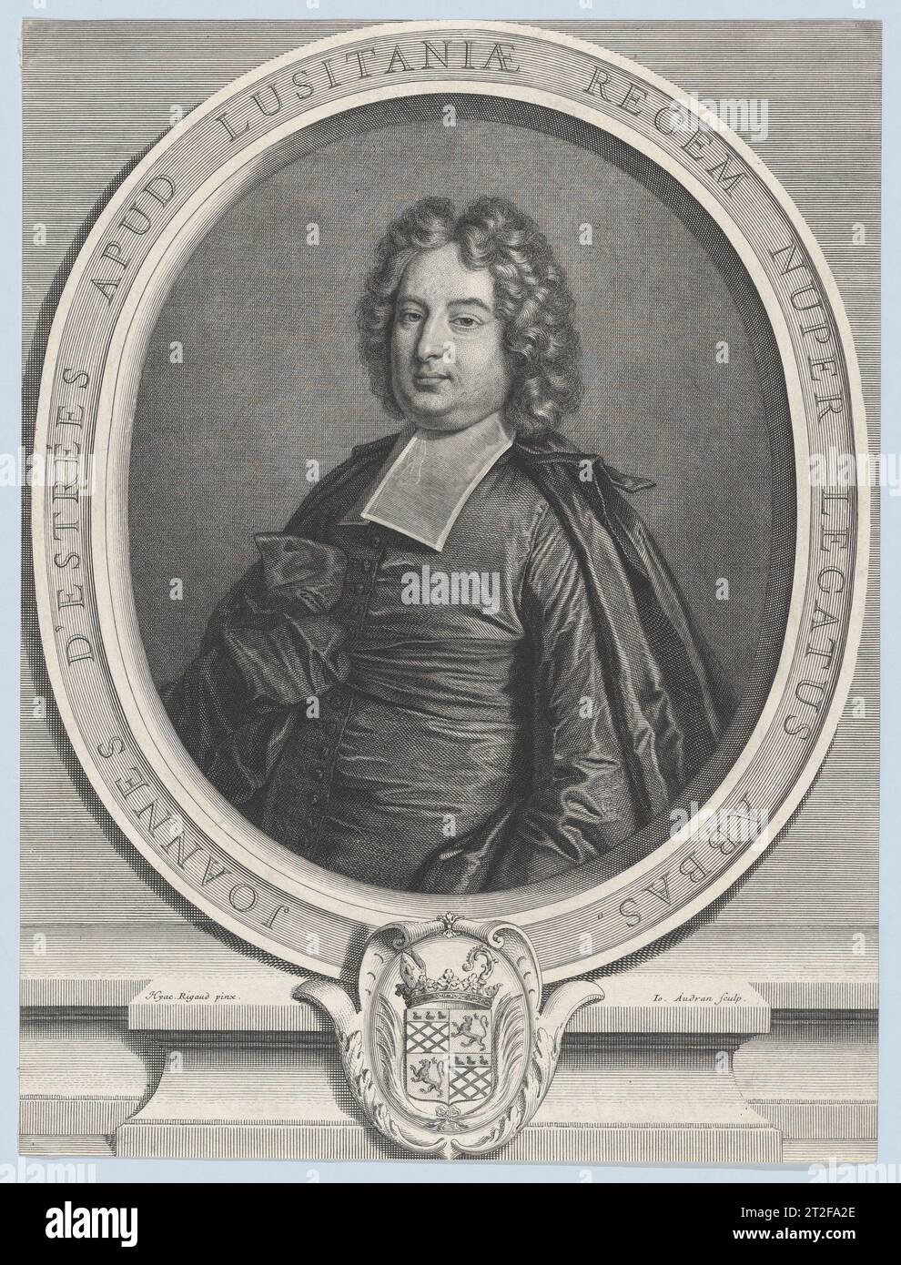 Joannes d'Estrées, Spanish King and now Deputy Abbot Jean Audran French ...