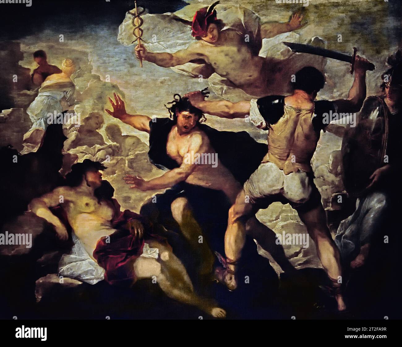 Perseus cut of Medusa's head. Perseus and Medusa 1660 by Luca Giordano ...