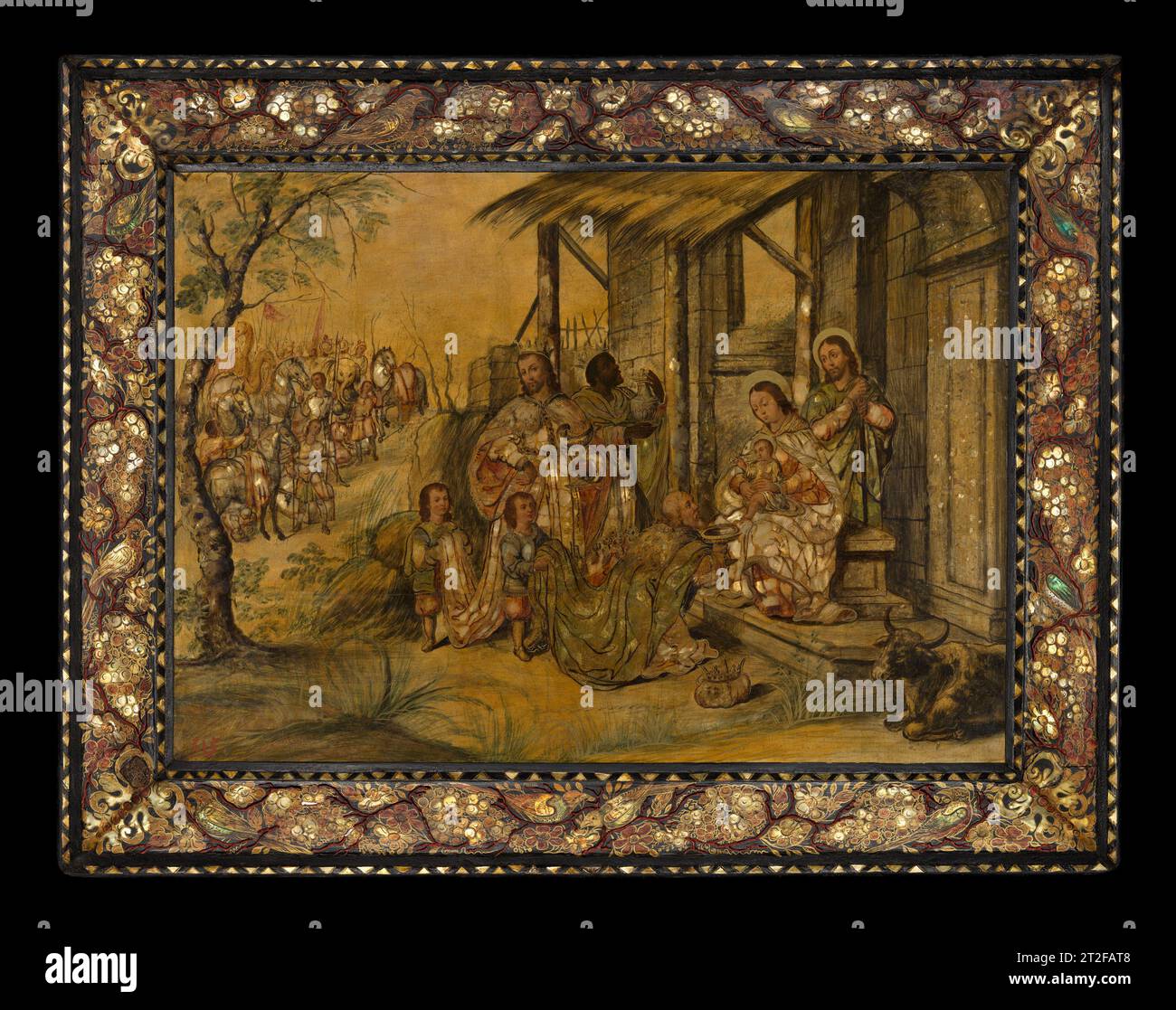 The Adoration of the Magi Attributed to Miguel Gonzalez Mexican ca ...