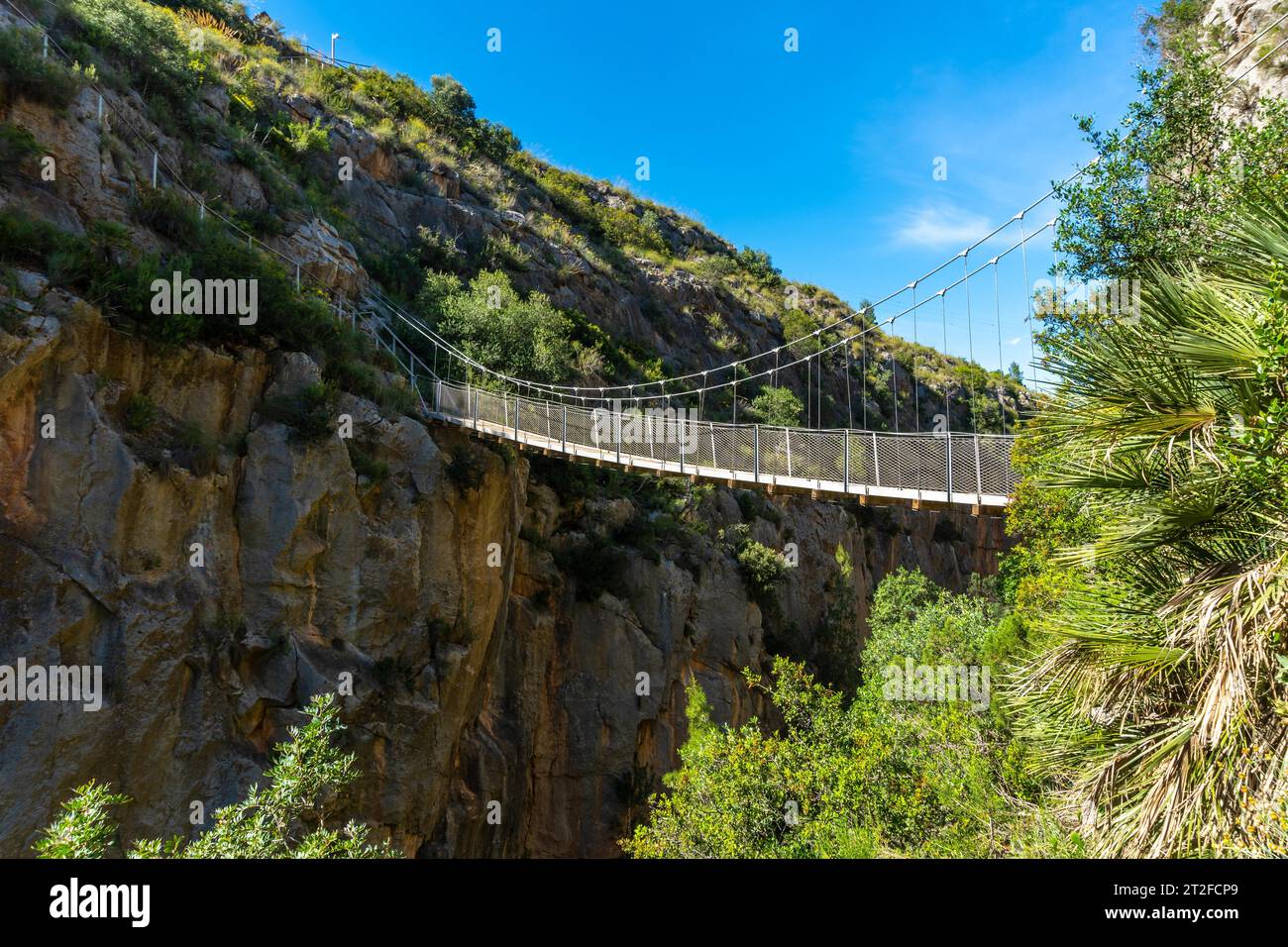 Chulilla suspension bridges hi-res stock photography and images - Alamy