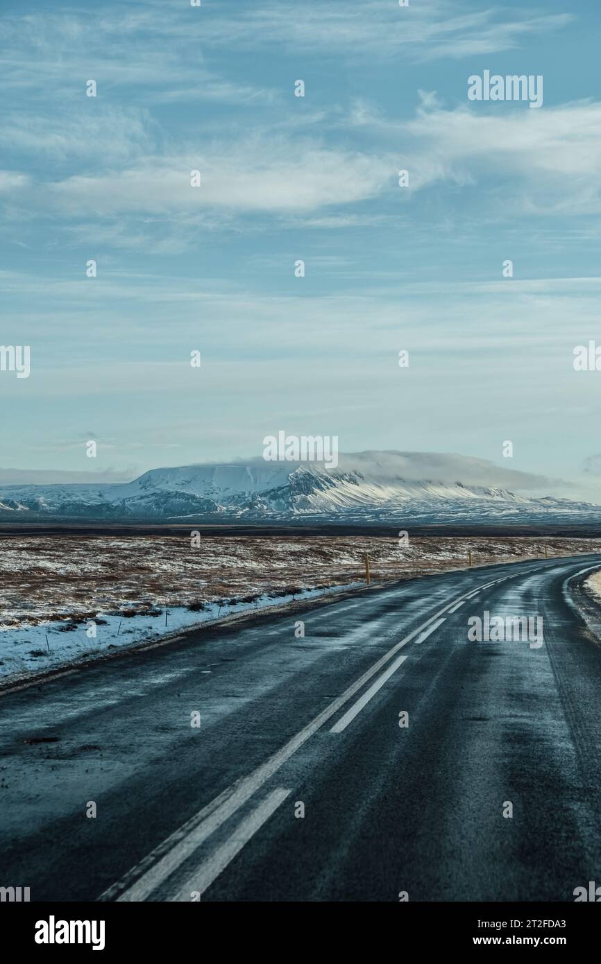 Scenic drive around Iceland Stock Photo - Alamy