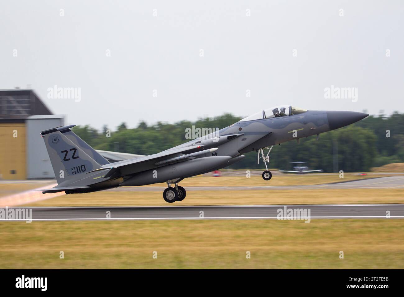 F-15C departing Hohn Air Base, Germany Stock Photo - Alamy