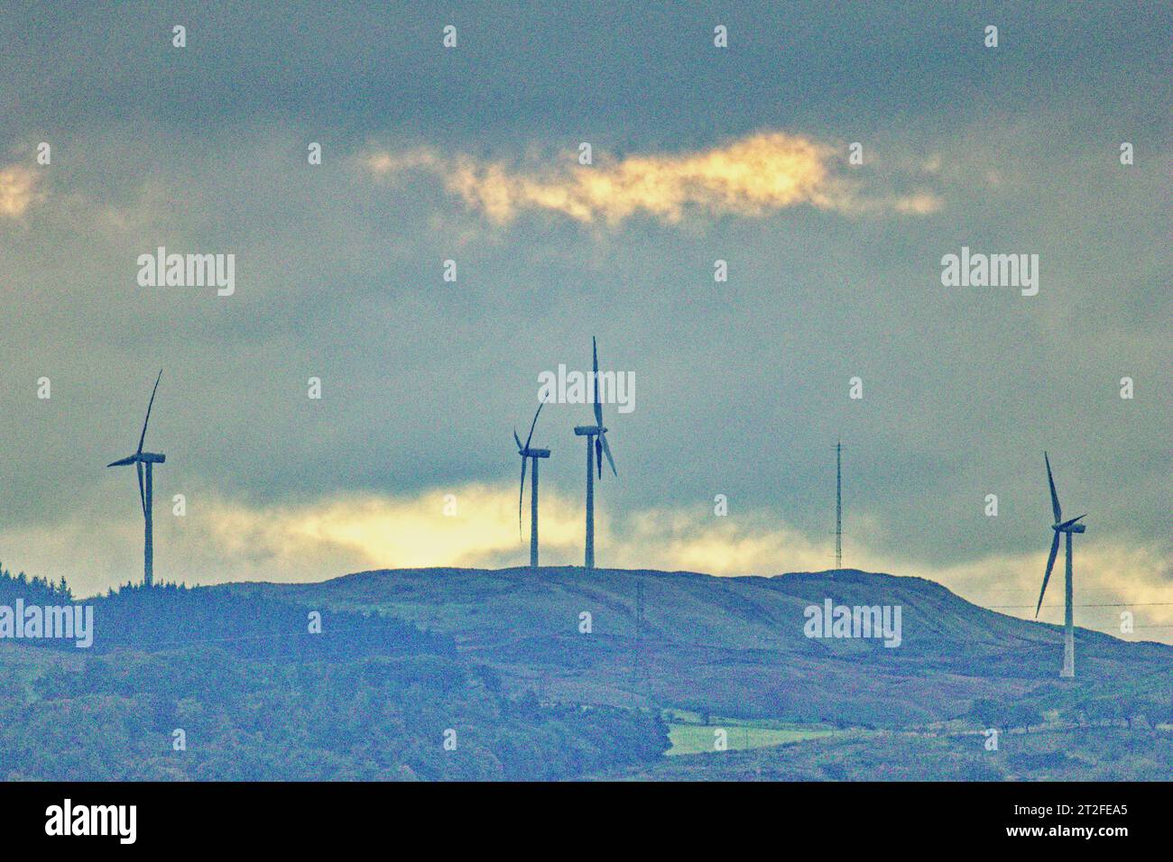 Glasgow, Scotland, UK. 19th October, 2023. UK Weather: Storm Babette ...