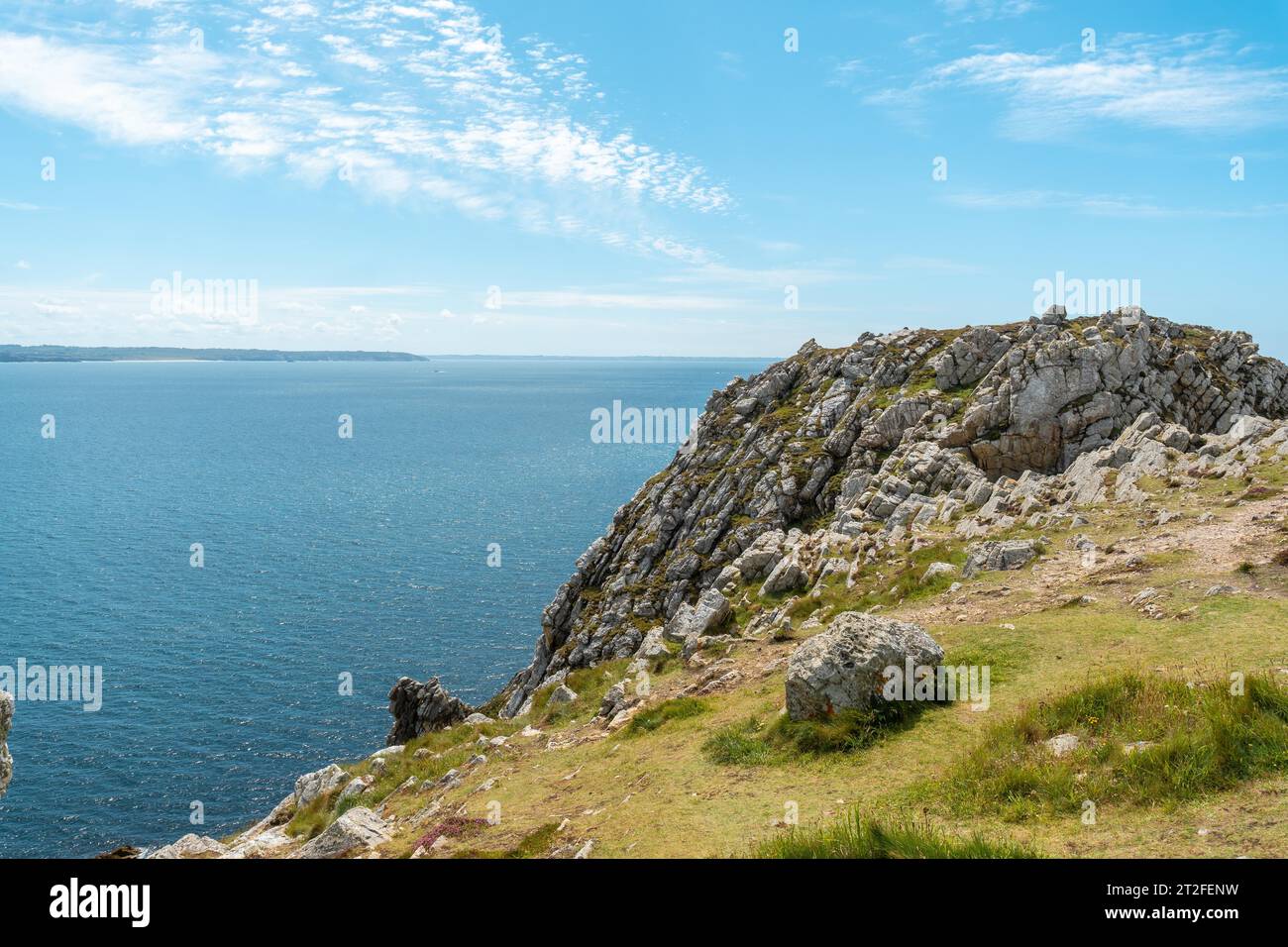Pen Hir Point on the Crozon Peninsula in French Brittany, the beautiful ...