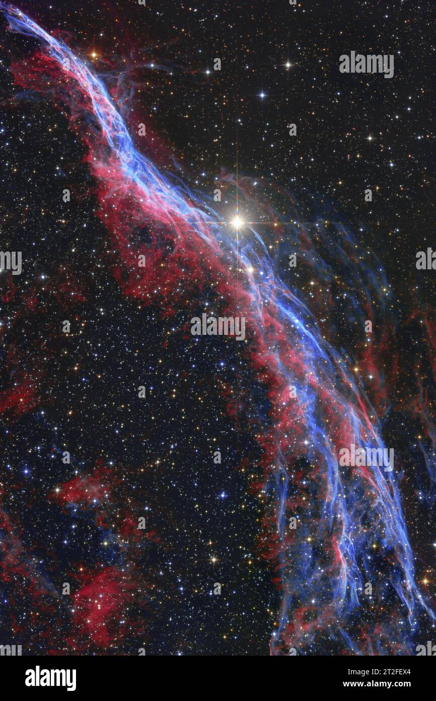 NGC 6960, the Veil Nebula Stock Photo - Alamy