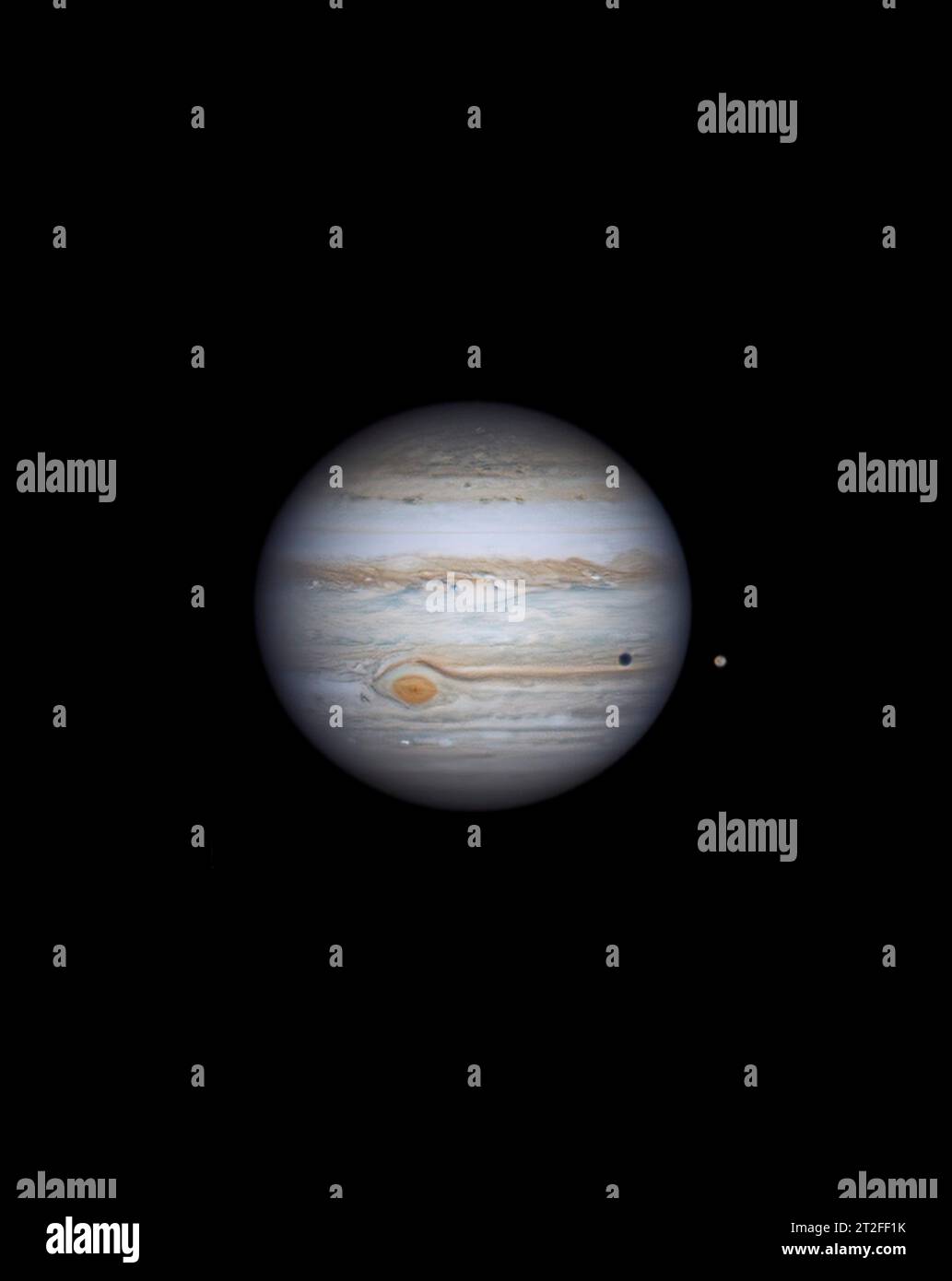 The passage of Io in front of Jupiter Stock Photo - Alamy