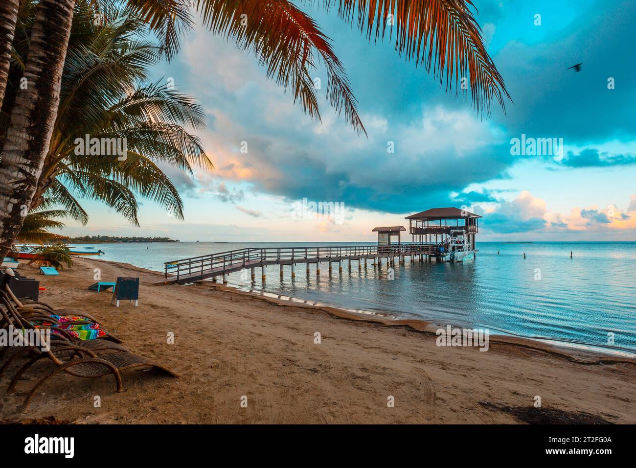 Roatan, Honduras Â», January 2020: Sunrise from the window at Sandy Bay ...