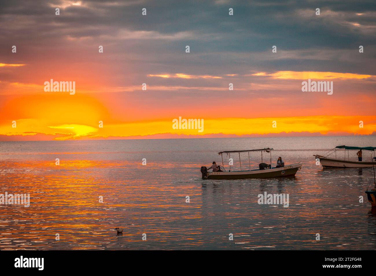 Roatan, Honduras Â», January 2020: A young woman walking at sunset in ...