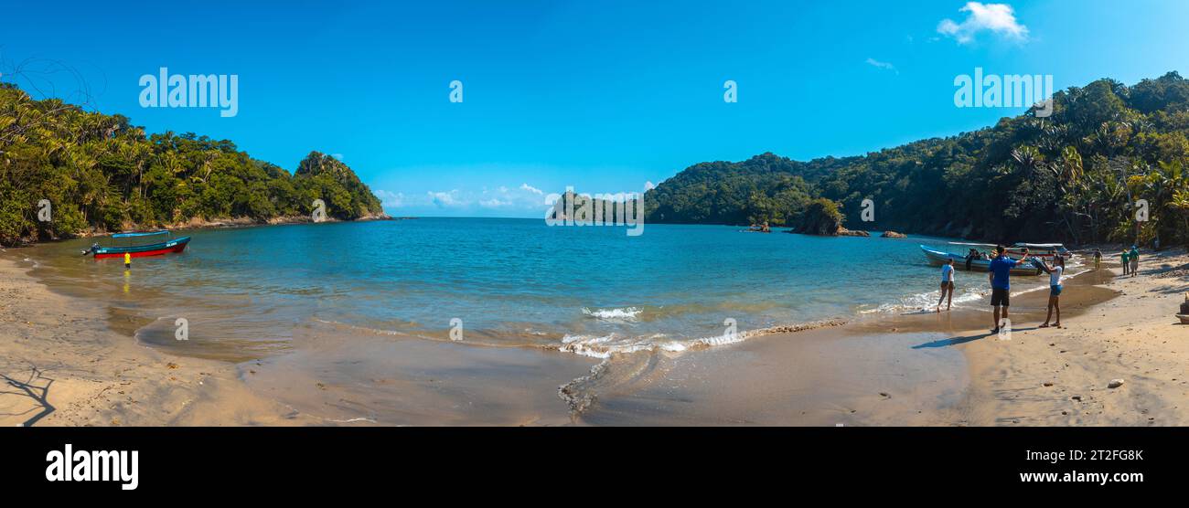Tela, Honduras Â», January 2020: Panoramic of Puerto Caribe Beach in ...