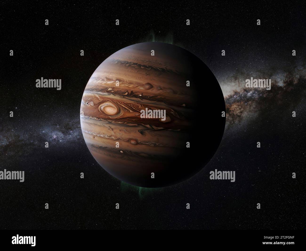 Artist's impression of a mini-Jupiter Stock Photo - Alamy