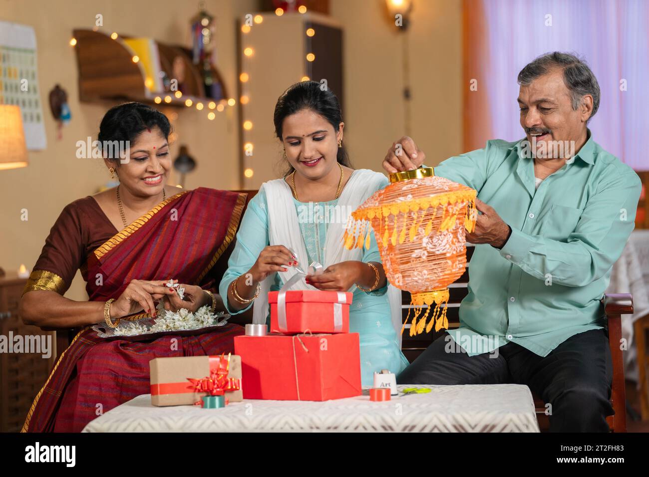 Indian middle class family hi-res stock photography and images - Alamy