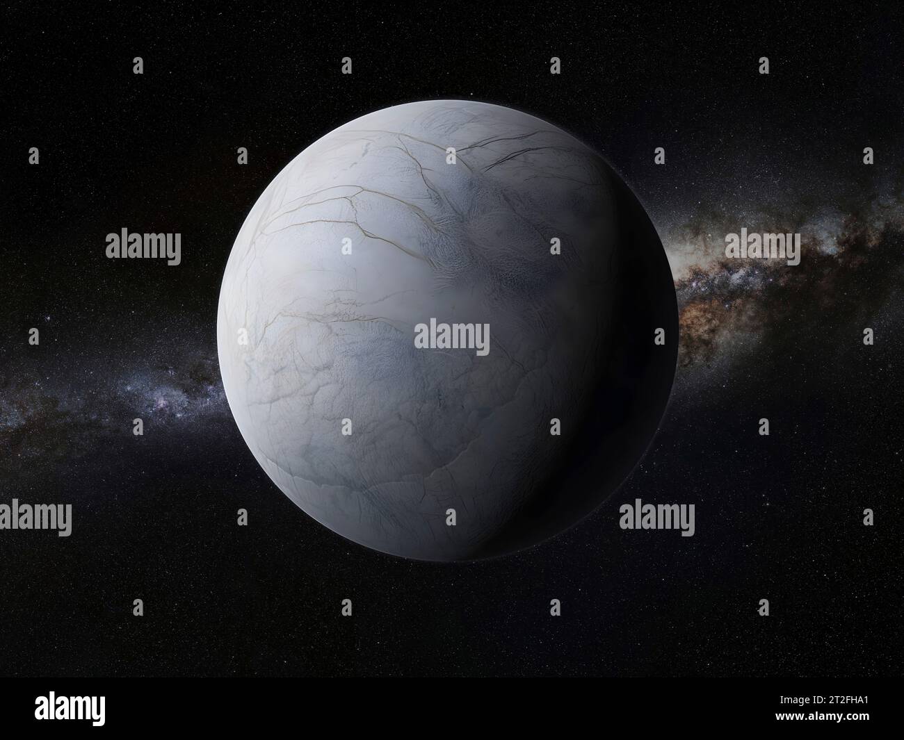 Artists Impression Of A Subsurface Ocean Planet Subsurface Ocean