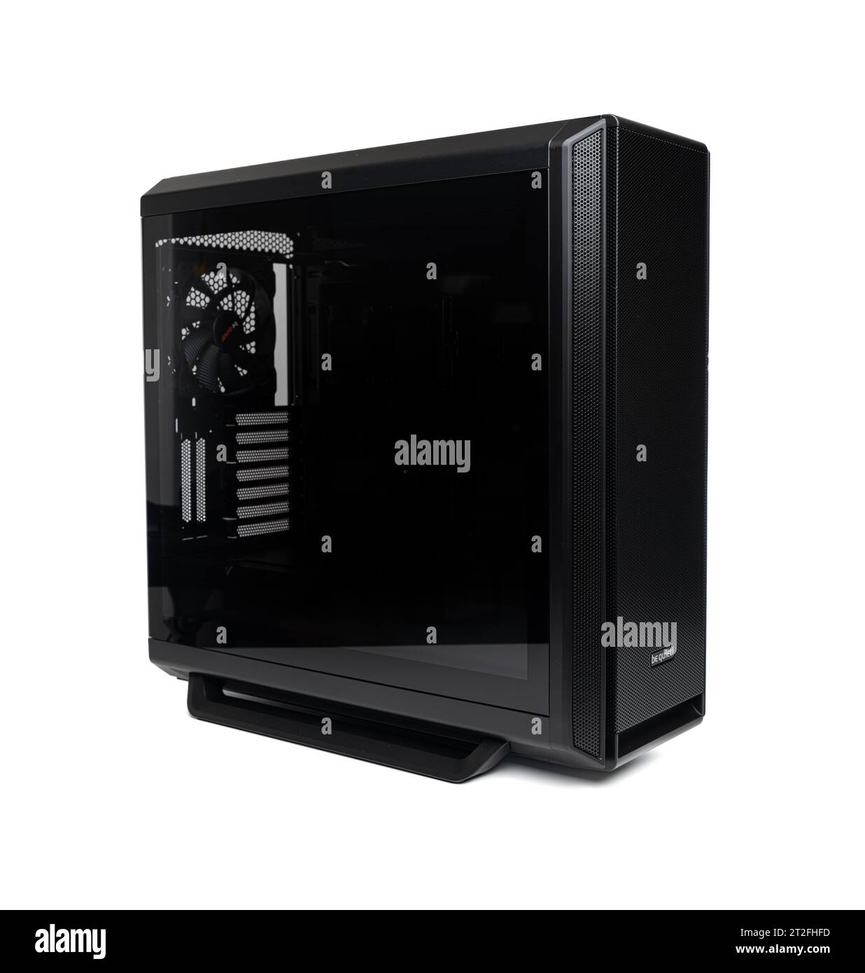 System unit case be quiet silent base 802 on white background Stock ...