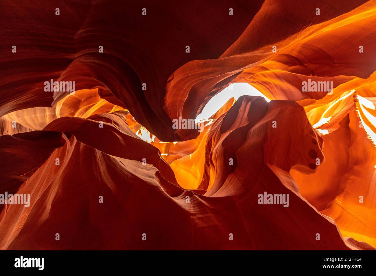 Colored waves inside Lower Antelope, Arizona. United States Stock Photo ...