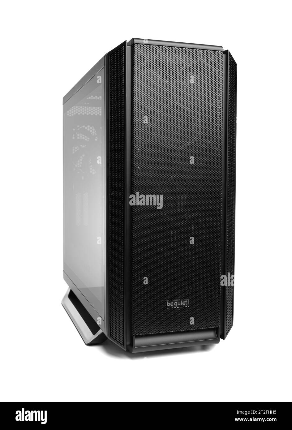 System unit case be quiet silent base 802 on white background Stock ...