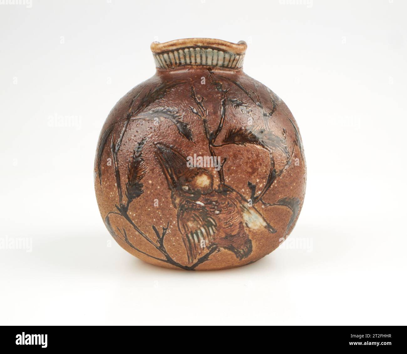 Rare Martin Brothers Arts and Crafts Wally birds stoneware miniature ...