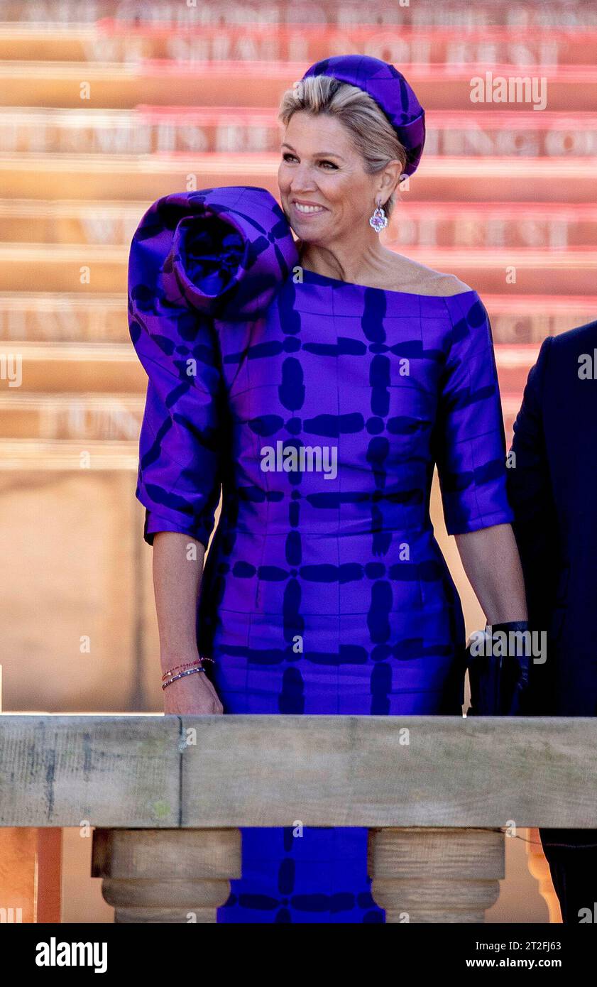 Queen Maxima of The Netherlands at the Union Buildings in Pretoria, on ...