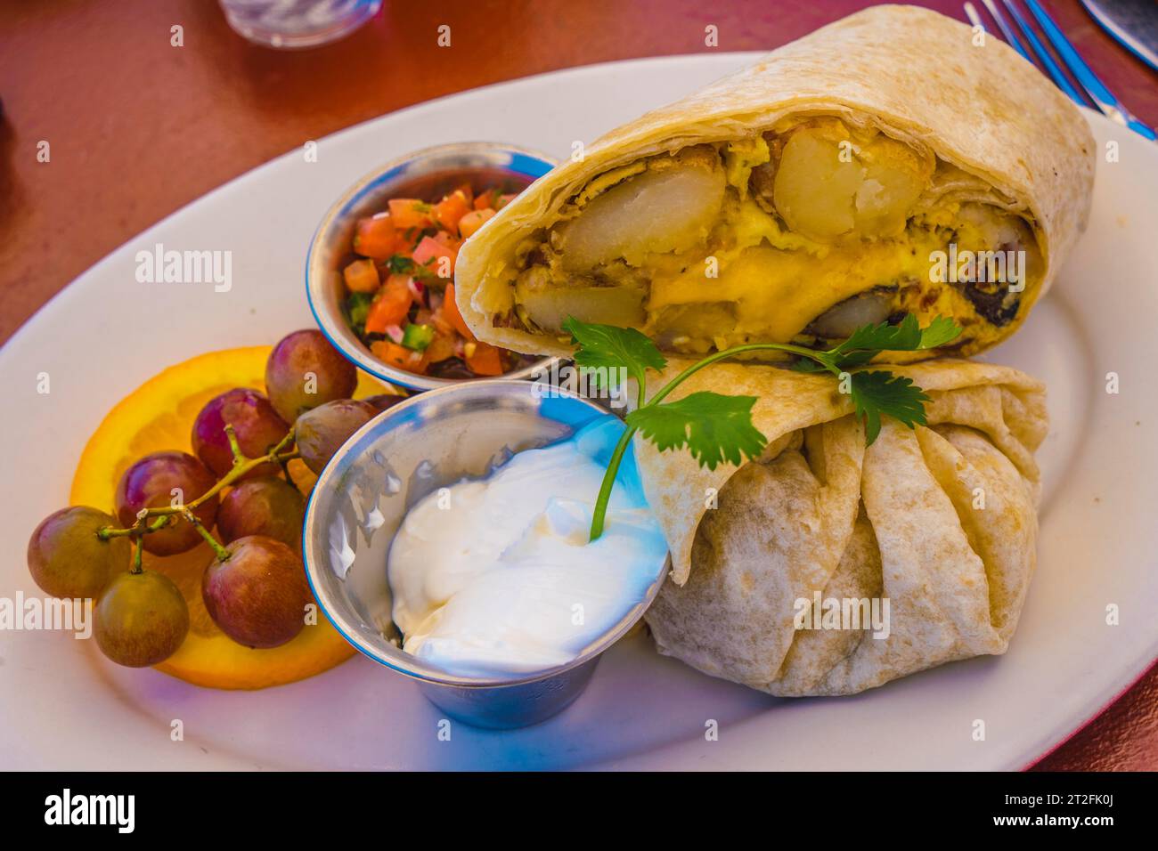 Typical food of the California coast. United States Stock Photo - Alamy