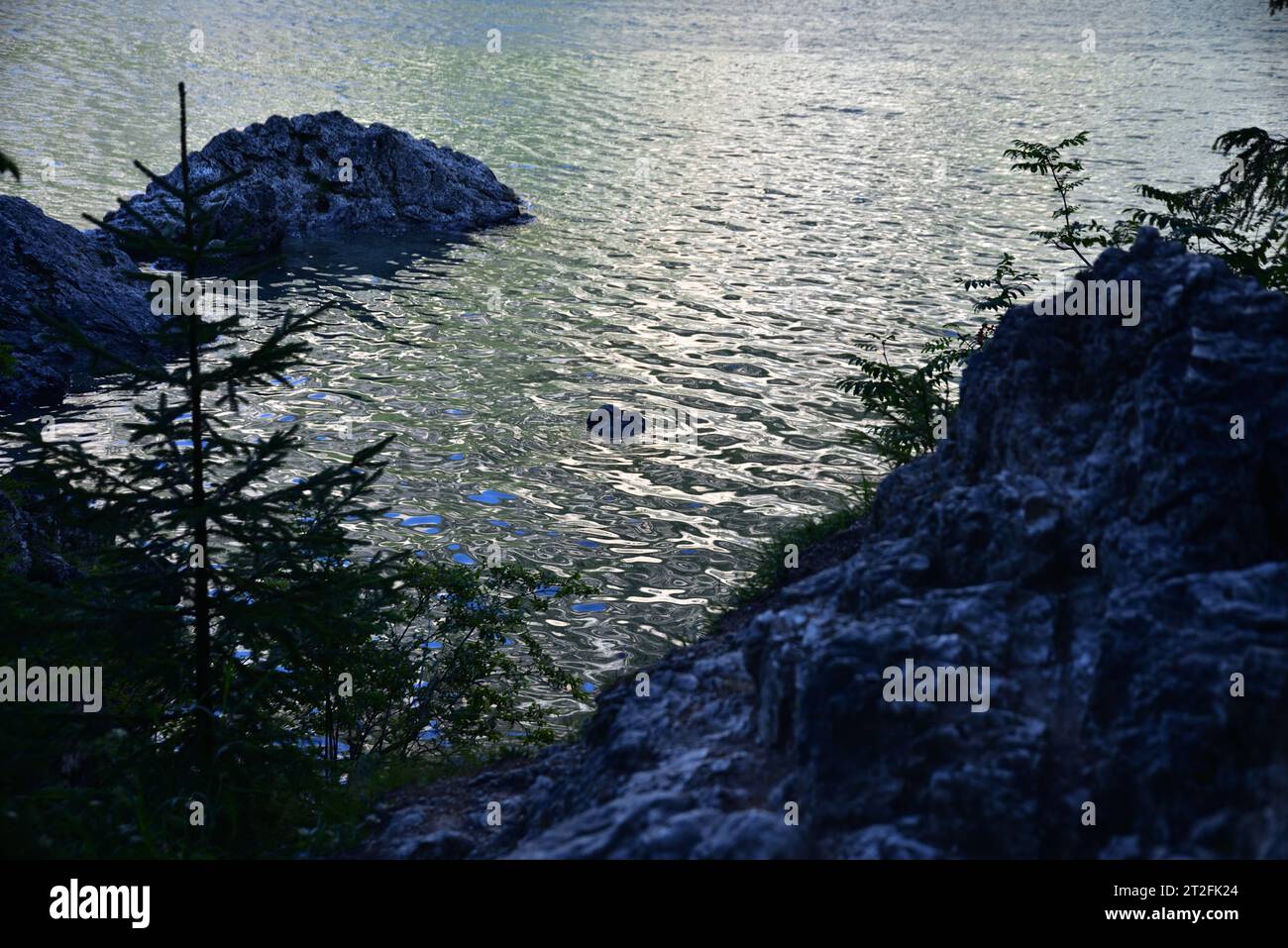 Waves on lake surface hi-res stock photography and images - Alamy