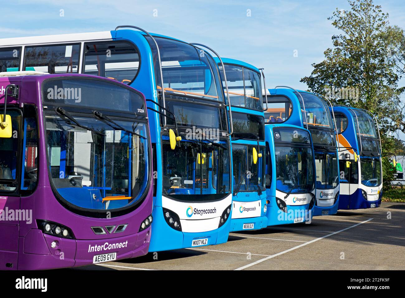 The bus station, Scunthorpe, Lincolnshire, England UK Stock Photo - Alamy