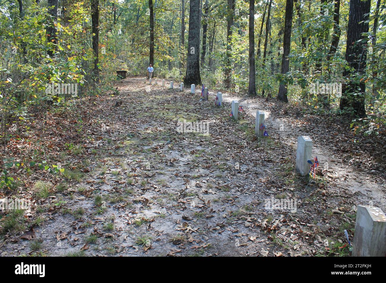 Gravestones of Thirteen Confederate Soldiers on the Natchez Trace ...