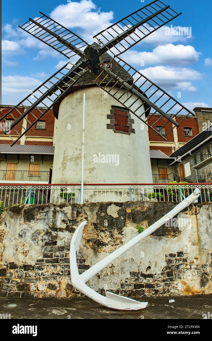 Historic windmill today museum built 1736 on waterfront historic ...