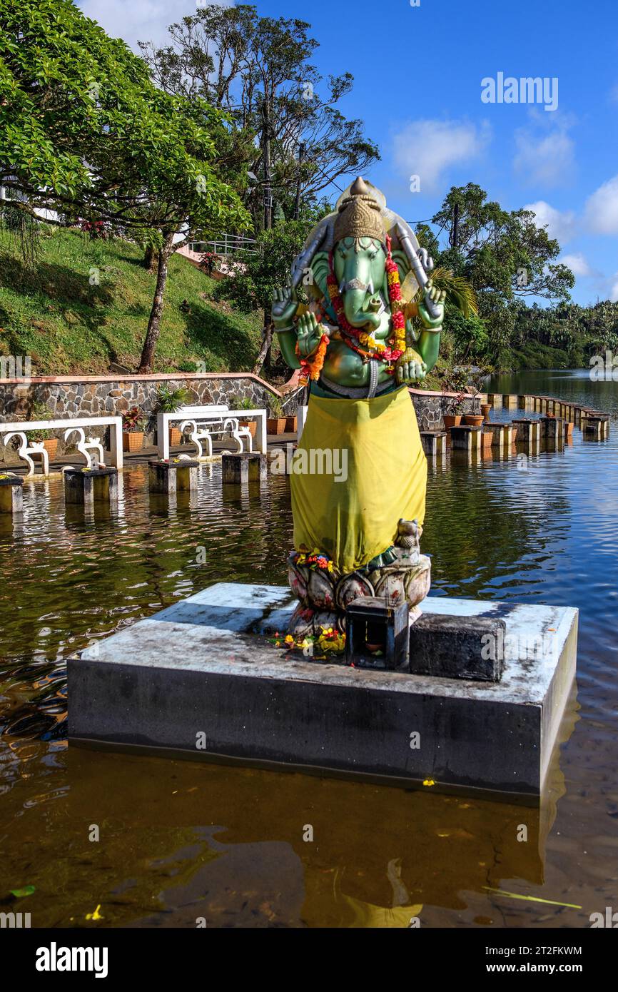Hindu god Hindu deity God figure Statue in elephant shape Shape of ...