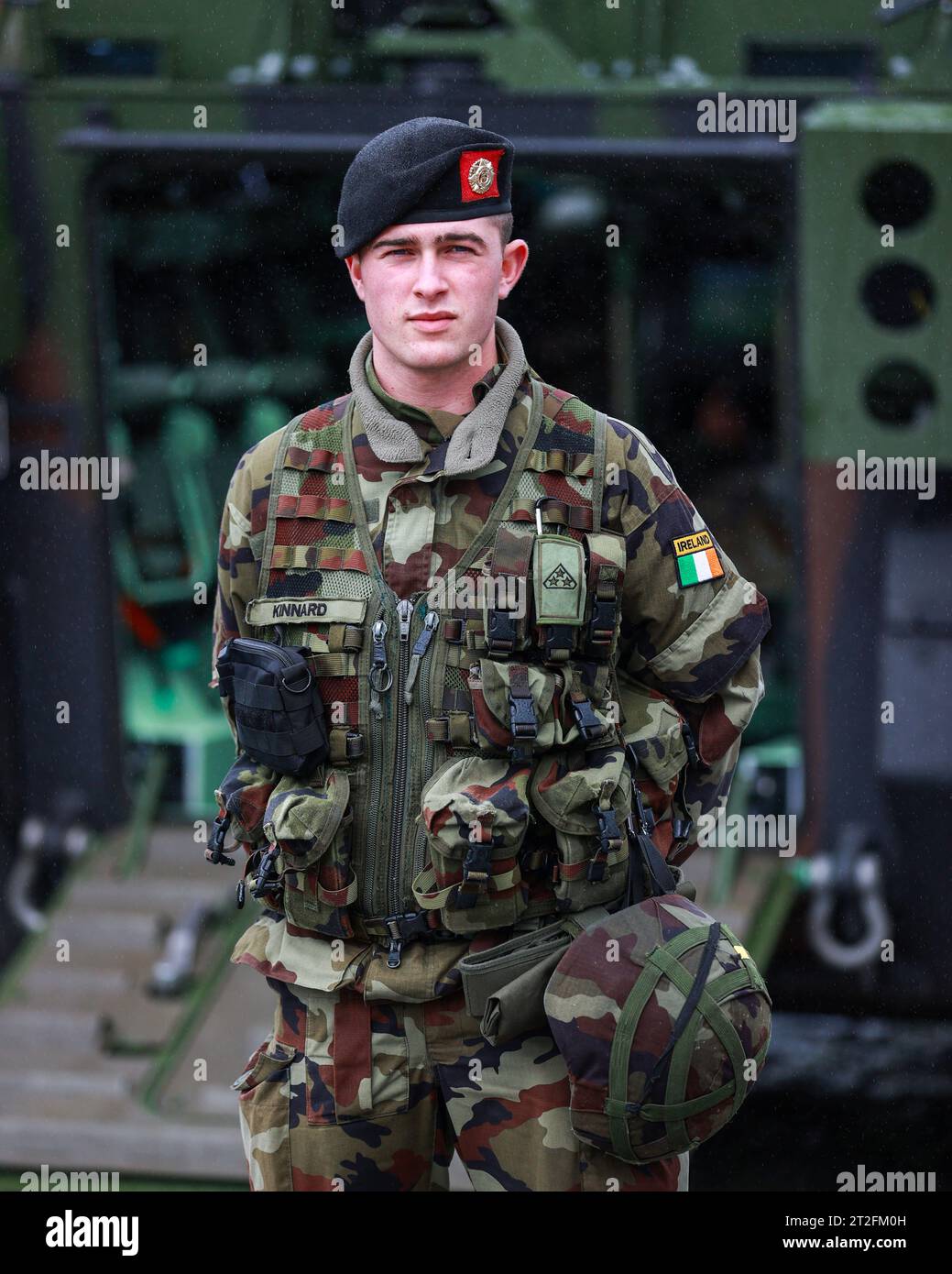 Pte Matt Kinnaird during a Deployment Mission Readiness Exercise for ...