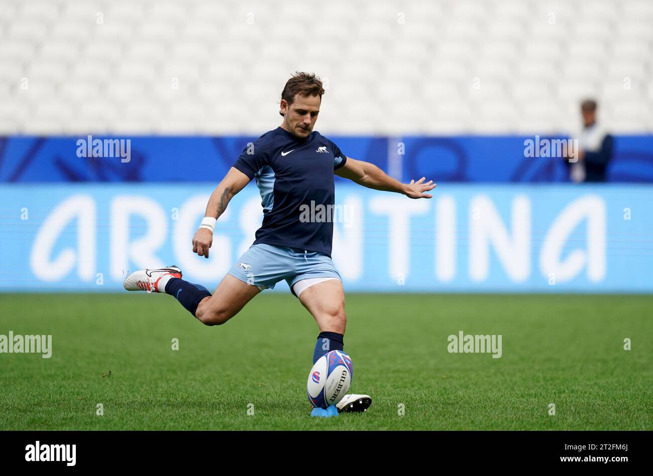 Argentina's Nicolas Sanchez during a Team Run at the Stade de France in ...