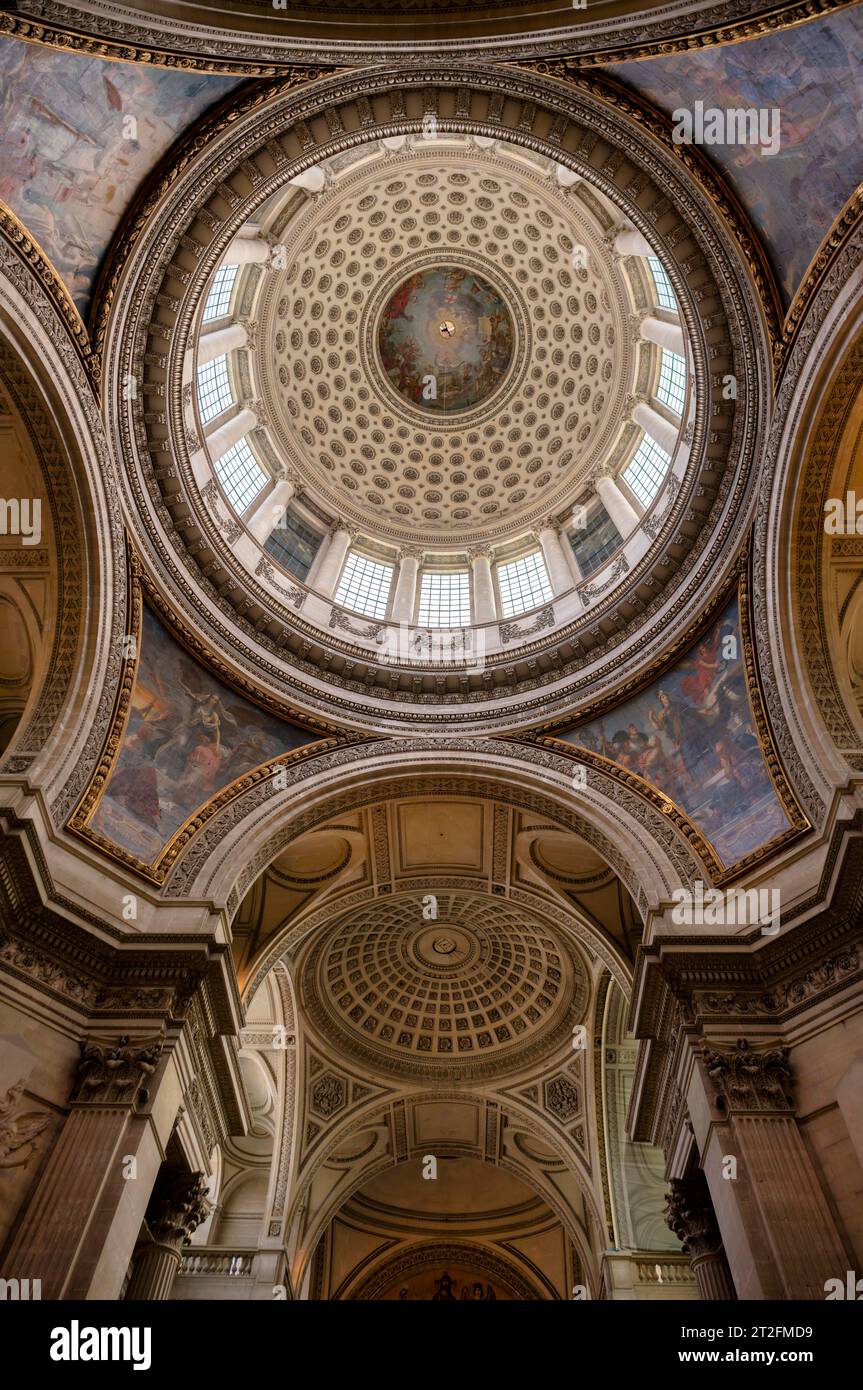 Interior view, dome, ceiling vault, National Hall of Fame Pantheon ...