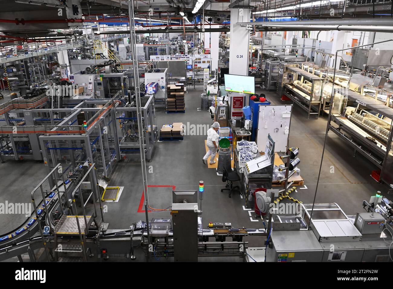 Opava, Czech Republic. 19th Oct, 2023. Factory of Mondelez company ...