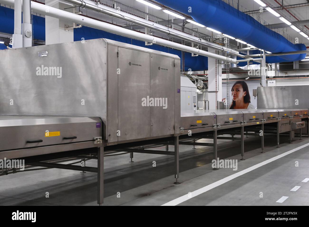 Opava, Czech Republic. 19th Oct, 2023. Factory of Mondelez company ...