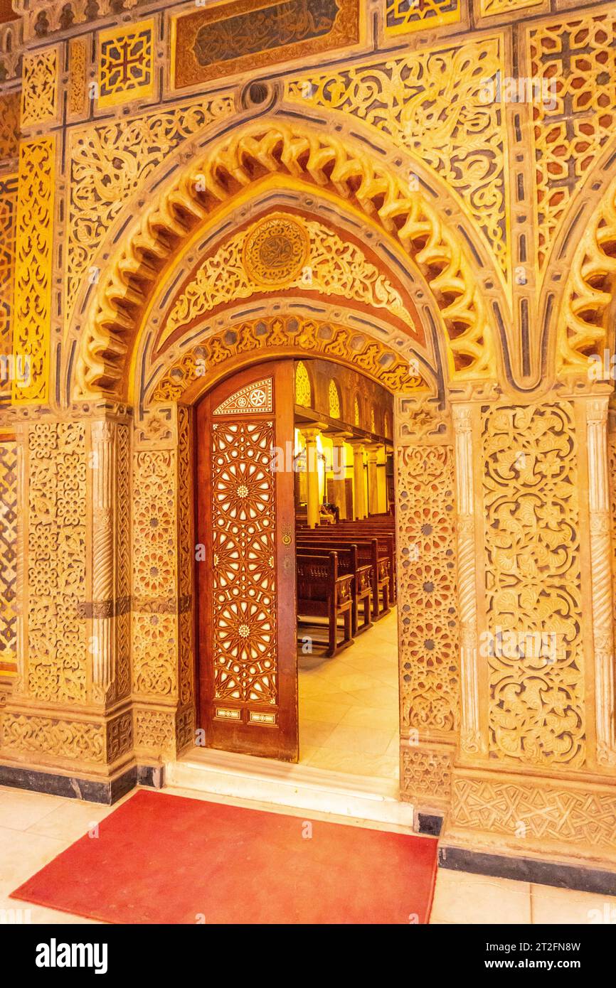 Coptic church cairo interior hi-res stock photography and images - Alamy