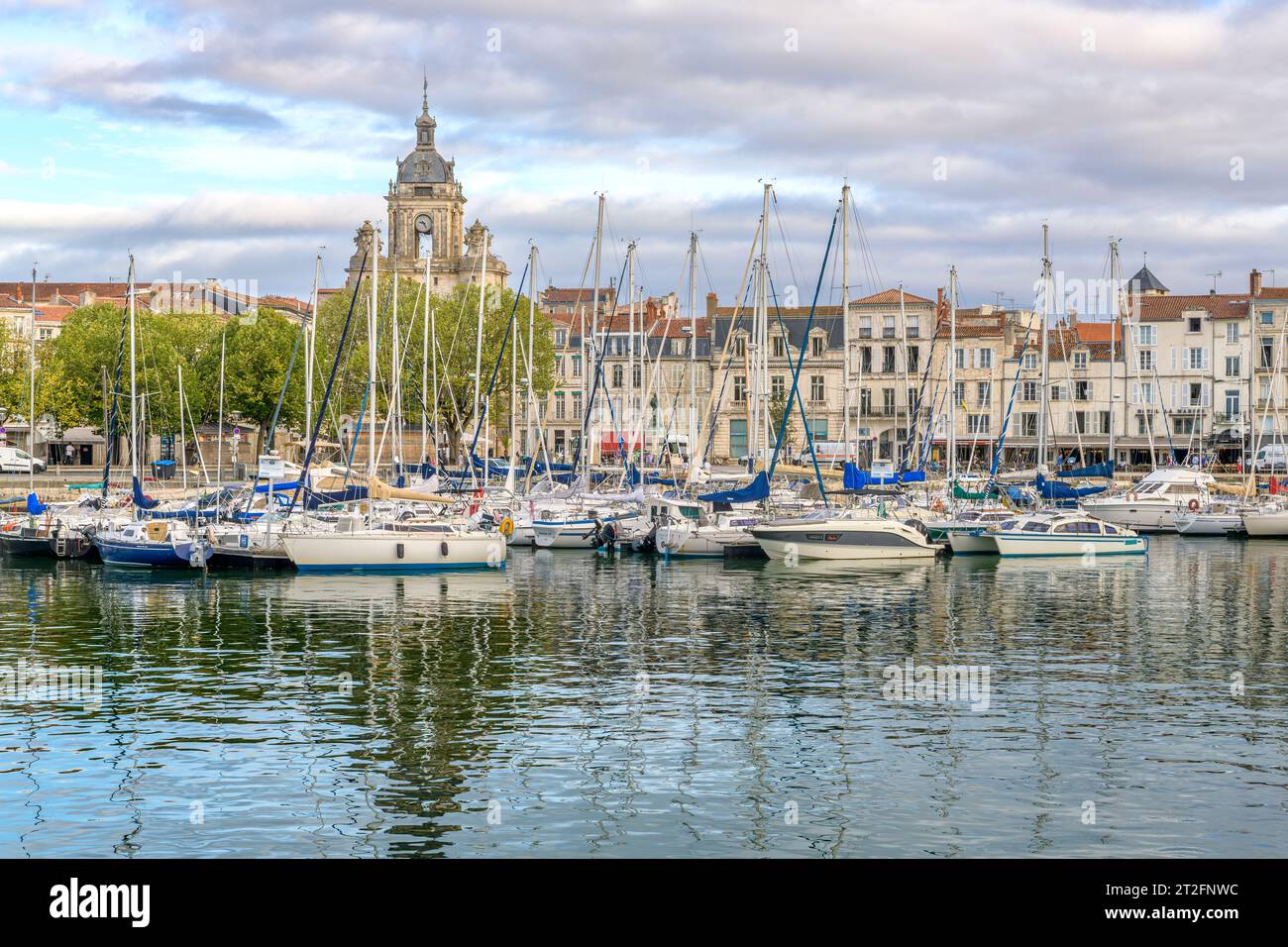 The Old Port harbour in beautiful seaside town of La Rochelle on the ...