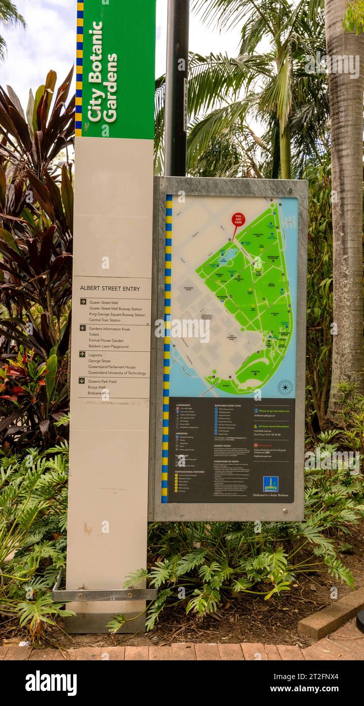 Brisbane map hi-res stock photography and images - Alamy