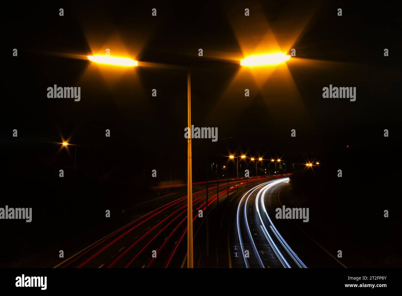 Motorwayatnight hi-res stock photography and images - Alamy