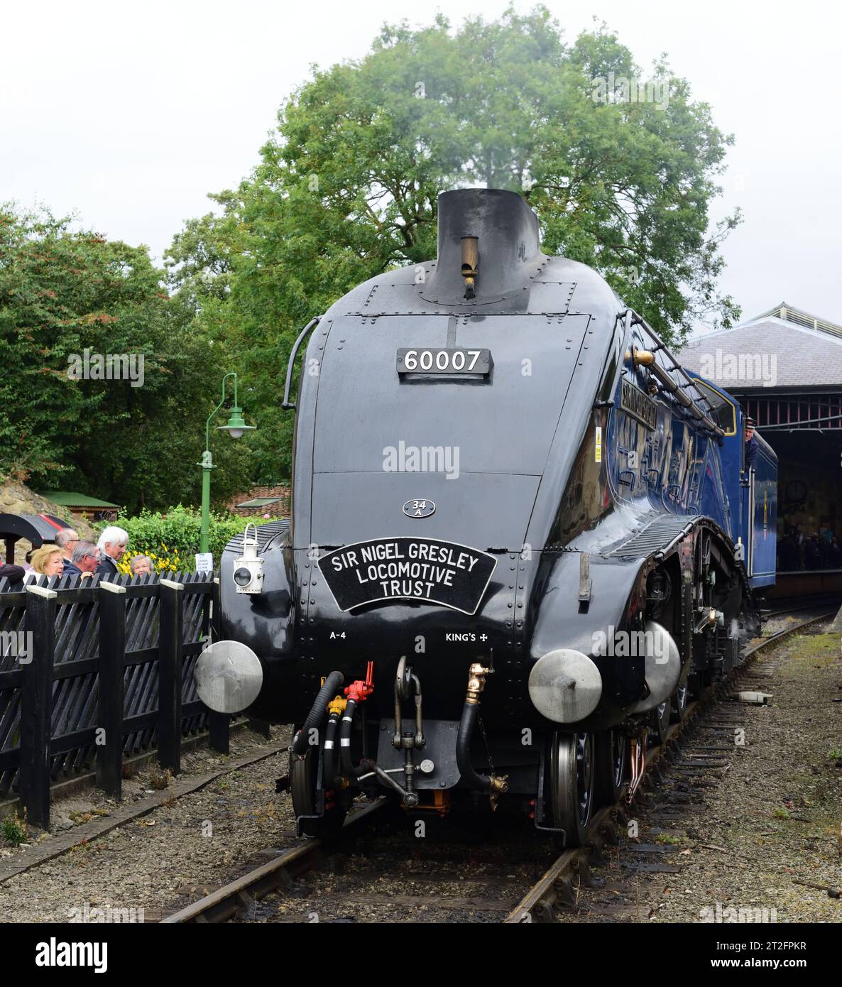LNER Class A4 Pacific No 60007 Sir Nigel Gresley at Pickering station ...