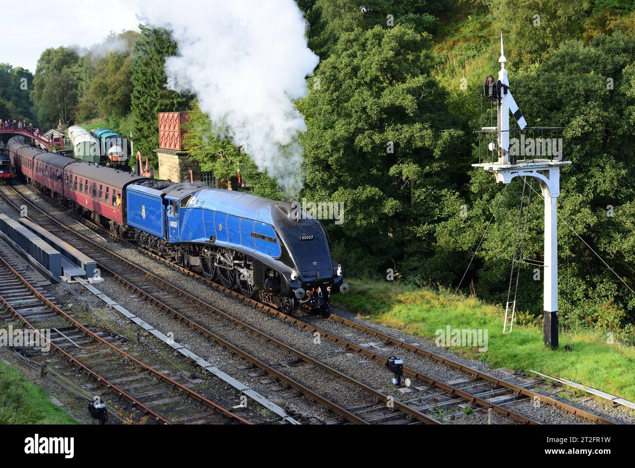 LNER Class A4 Pacific No 60007 (4498) Sir Nigel Gresley at Goathland ...