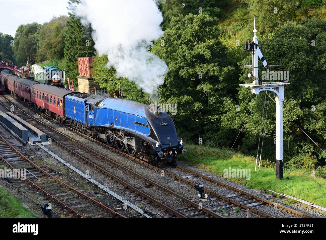LNER Class A4 Pacific No 60007 (4498) Sir Nigel Gresley at Goathland ...