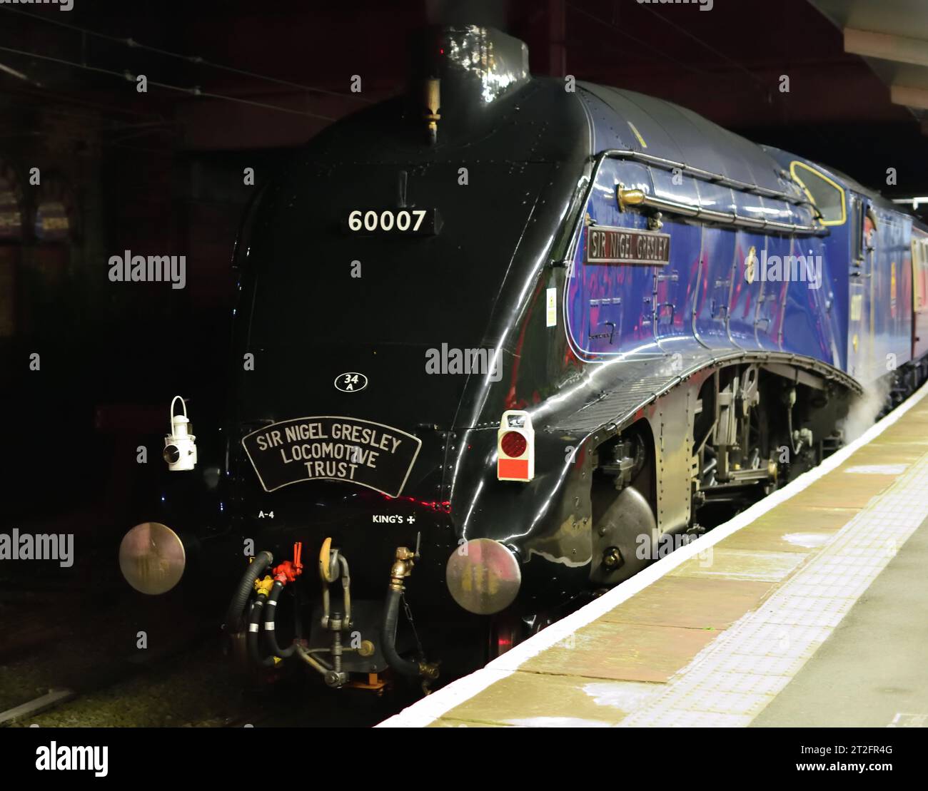 LNER Class A4 Pacific No 60007 Sir Nigel Gresley at Crewe station after ...