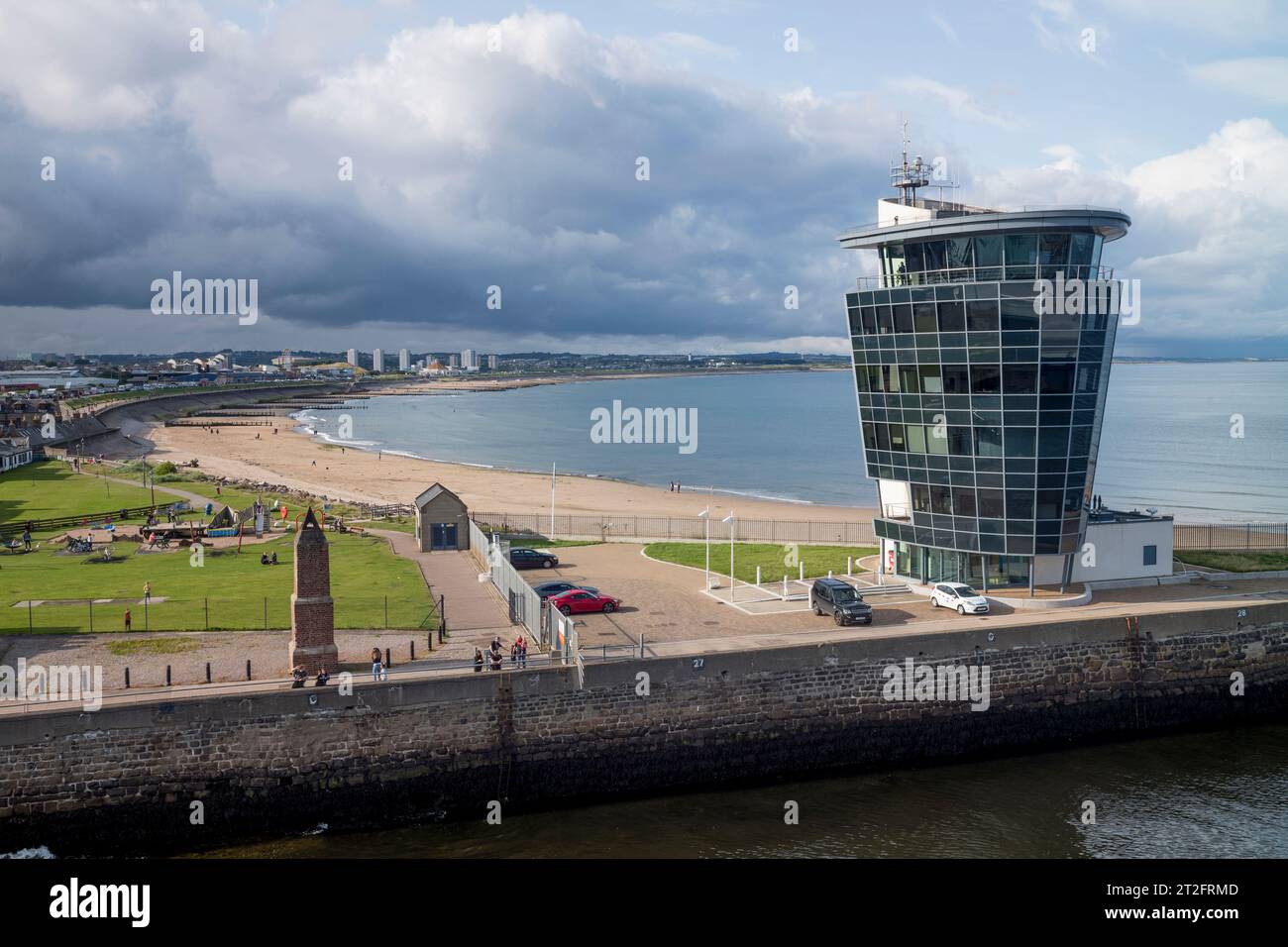 Marine Operations tower, Aberdeen harbour, scotland Stock Photo - Alamy
