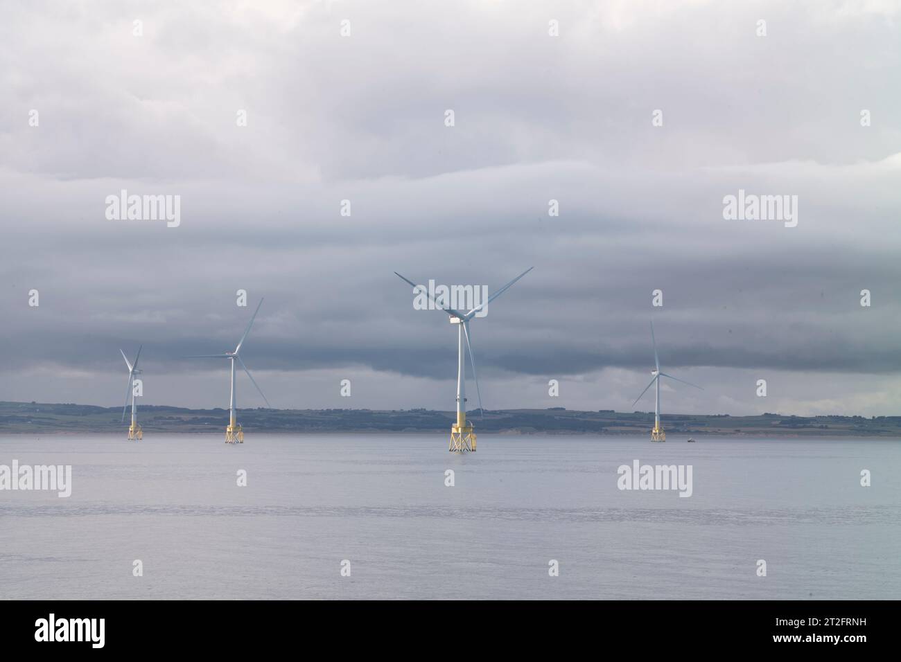 Offshore wind turbines, Aberdeen, Scotland Stock Photo - Alamy